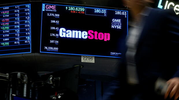 GameStop-Aktie: Kurs springt um zeitweise 110 Prozent nach oben
